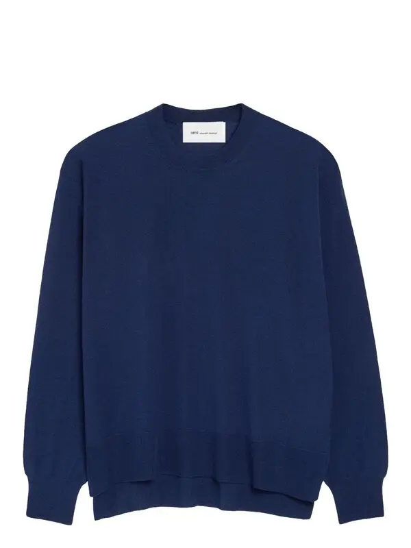 AMI Paris De Coeur Sweater - Blue