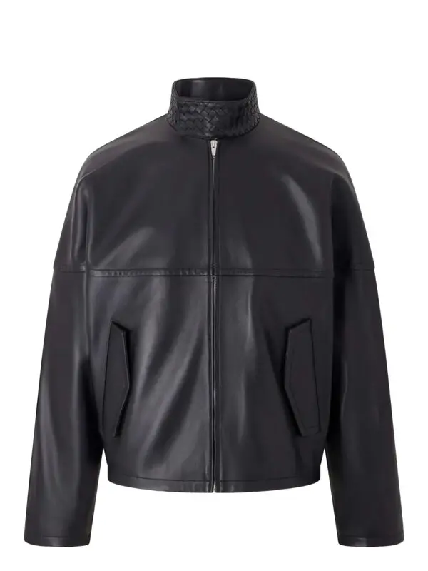 Bottega Veneta Leather Jacket - Black