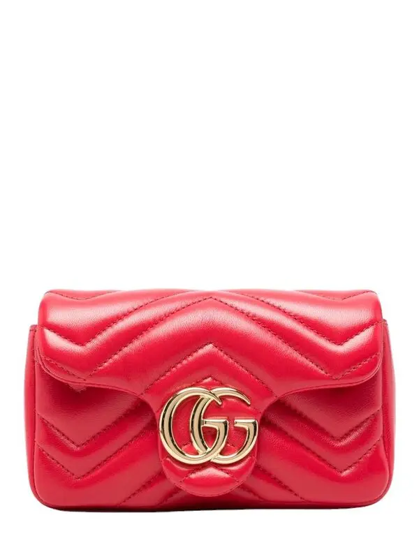 Gucci Gg Marmont Mini Bag - Red