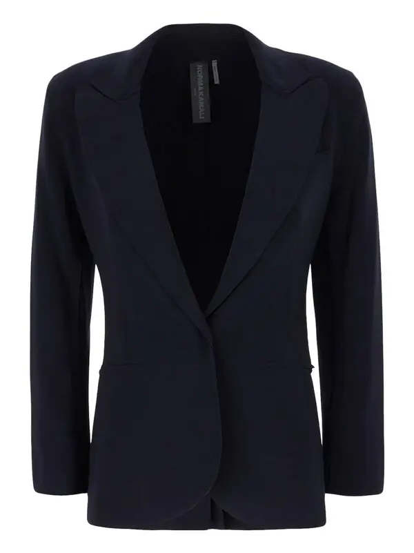 Norma Kamali Single-breasted Jacket - Blue