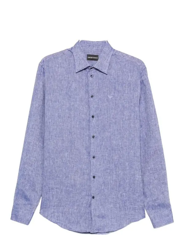 Emporio Armani Cotton Shirt - Blue