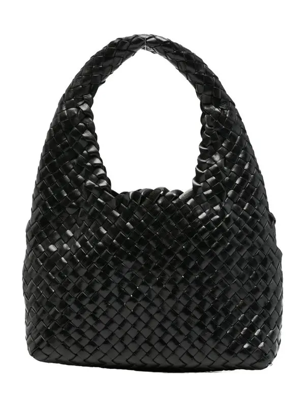 Manebí Halfmoon Leather Handbag - Black
