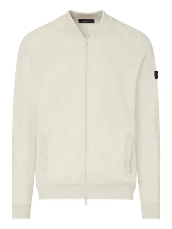 Peuterey Zip Up Bomber Sweatshirt - Beige