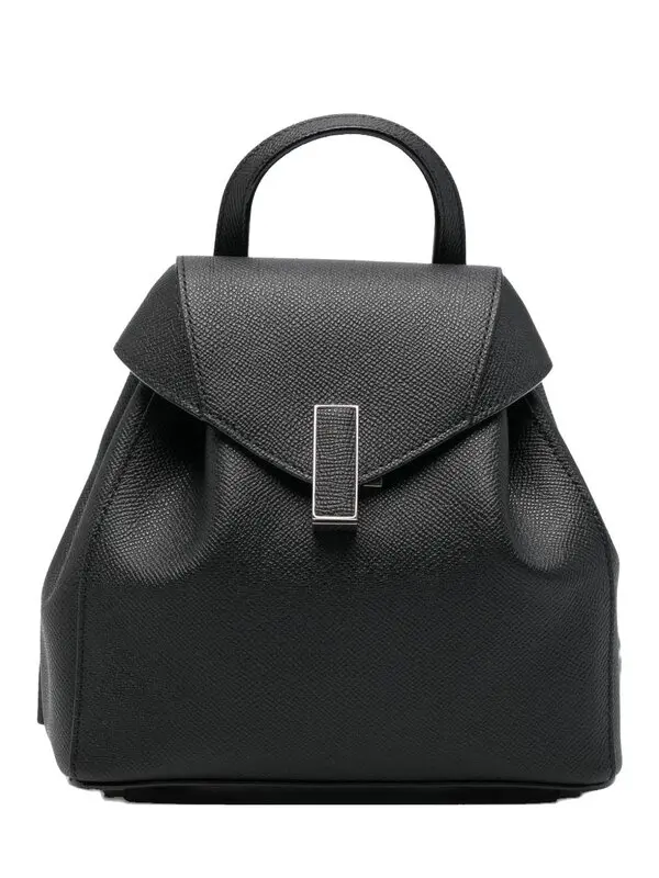 VALEXTRA Iside Mini Leather Backpack - Black