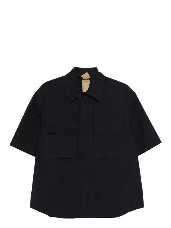 TEN C Mid Layer Shirt - Blue