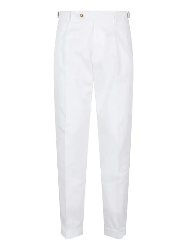 BERWICH Retrolong Belted Trousers - Beige