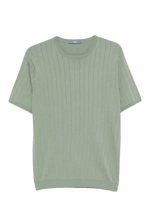 PEOPLE OF SHIBUYA Raimu Crew Neck Sweater - Green