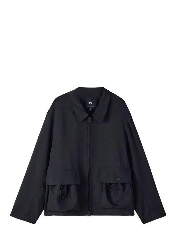 Y3 Logo Blouson Jacket - Black