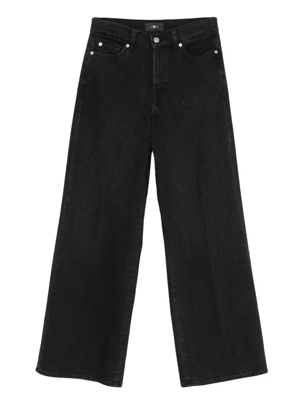 7 For All Mankind Tailorless Denim Jeans - Black