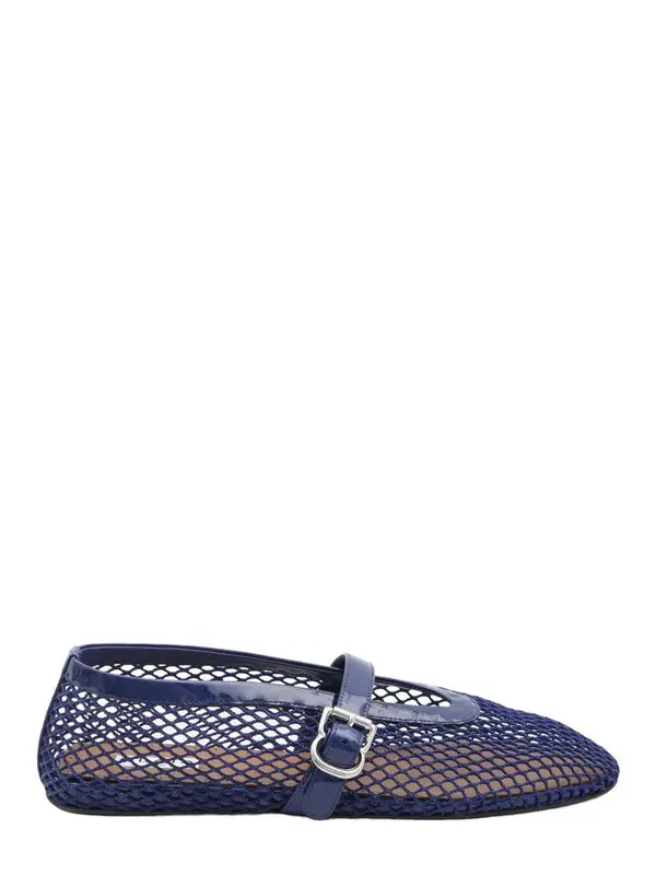 Alaïa Fishnet Ballet Flats - Blue