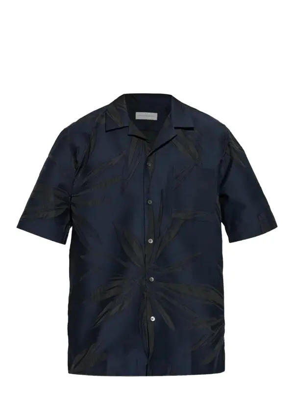 Dries Van Noten Shirt With Embroidery - Blue