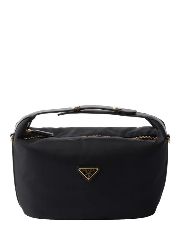 Prada Chérie Mini Re-nylon Handbag - Black
