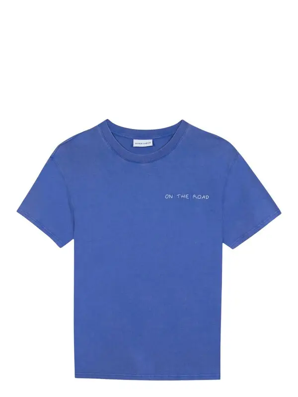 Maison Labiche T-shirt On The Road - Blue