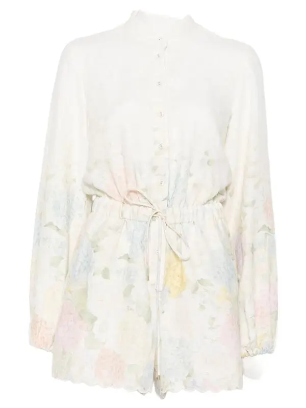 MC2 SAINT BARTH Julian Dress With Floral Print - Multi
