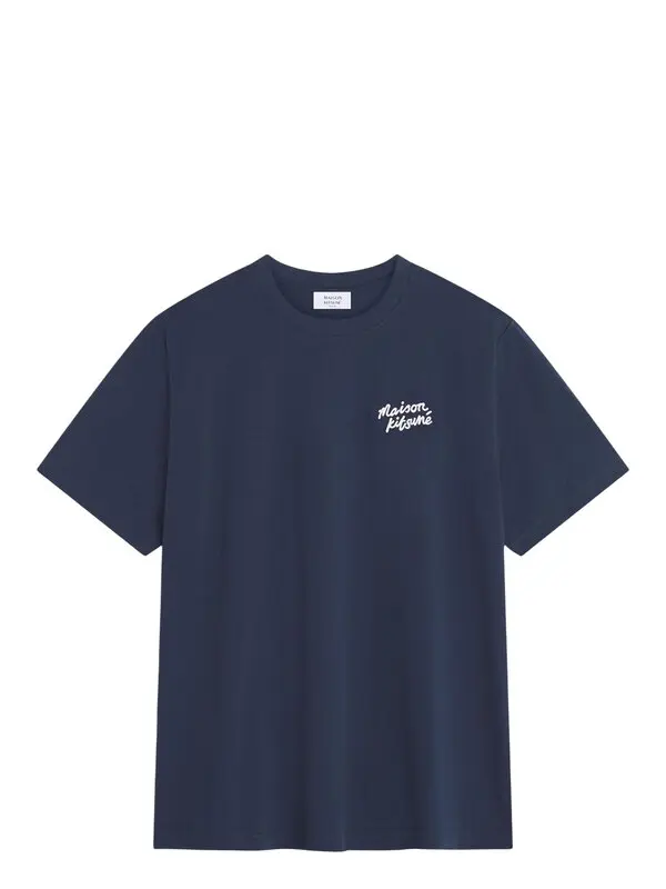 Maison Kitsuné T-shirt With Logo - Blue