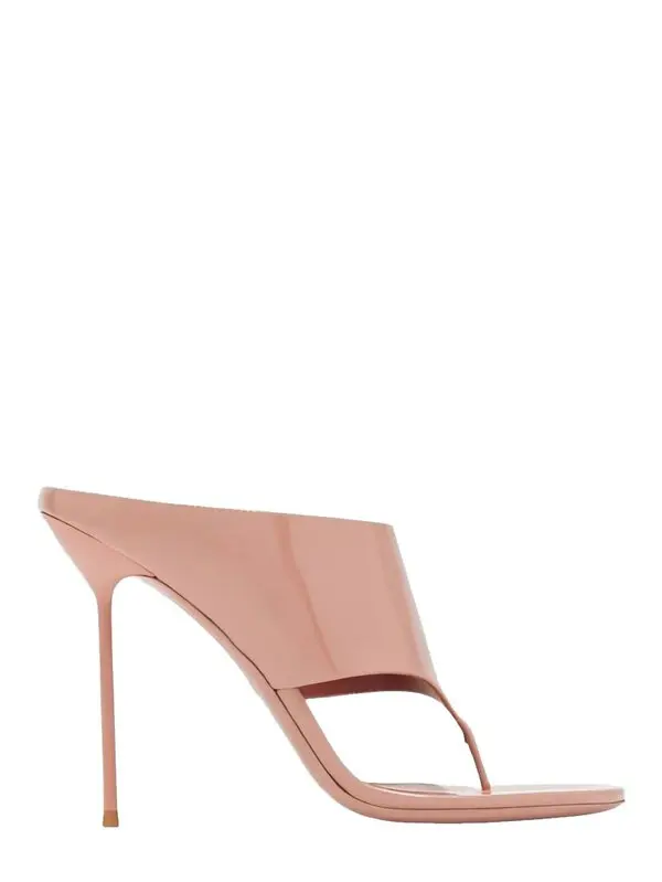 Paris Texas Lidia Heel Thong Sandals - Beige