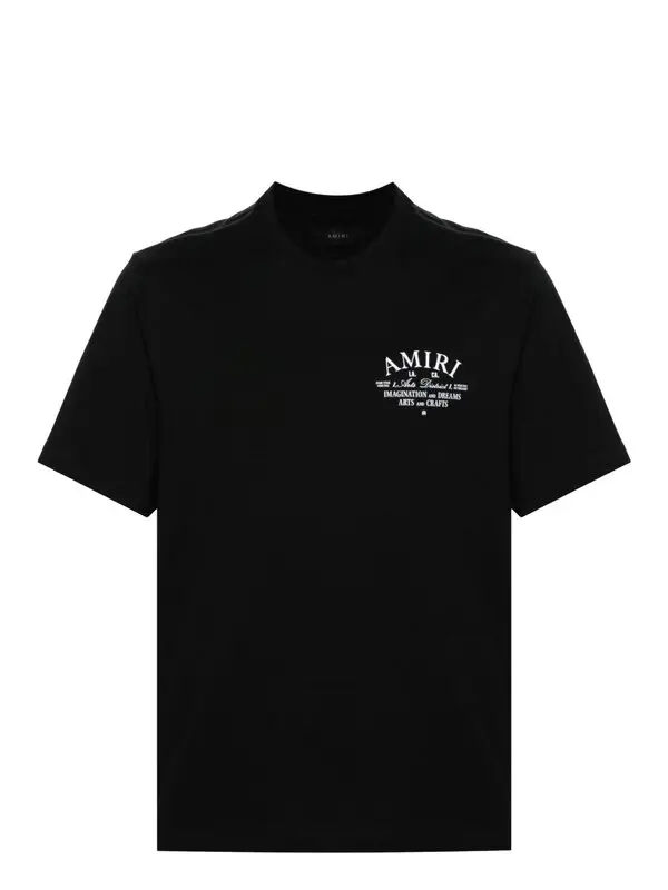 Amiri T-shirt With Logo - Black