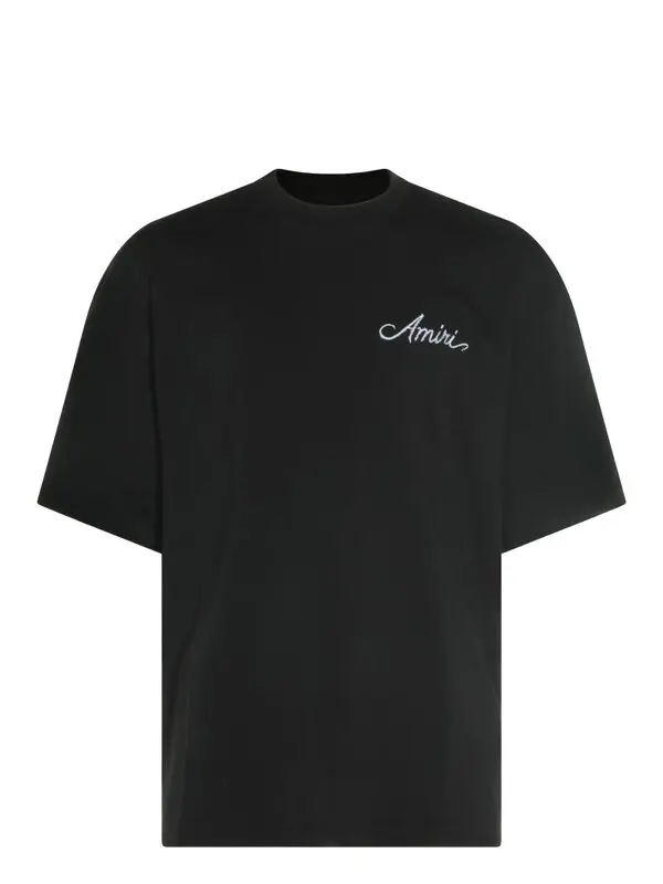 Amiri T-shirt With Logo - Black