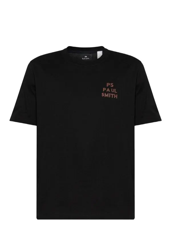 Paul Smith Radio Cotton T-shirt - Black