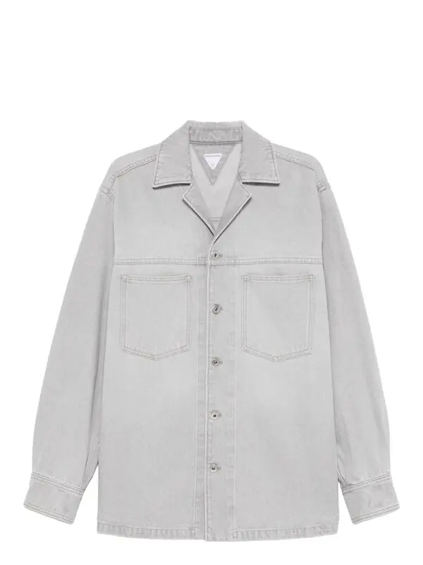 Bottega Veneta Denim Shirt - Grey