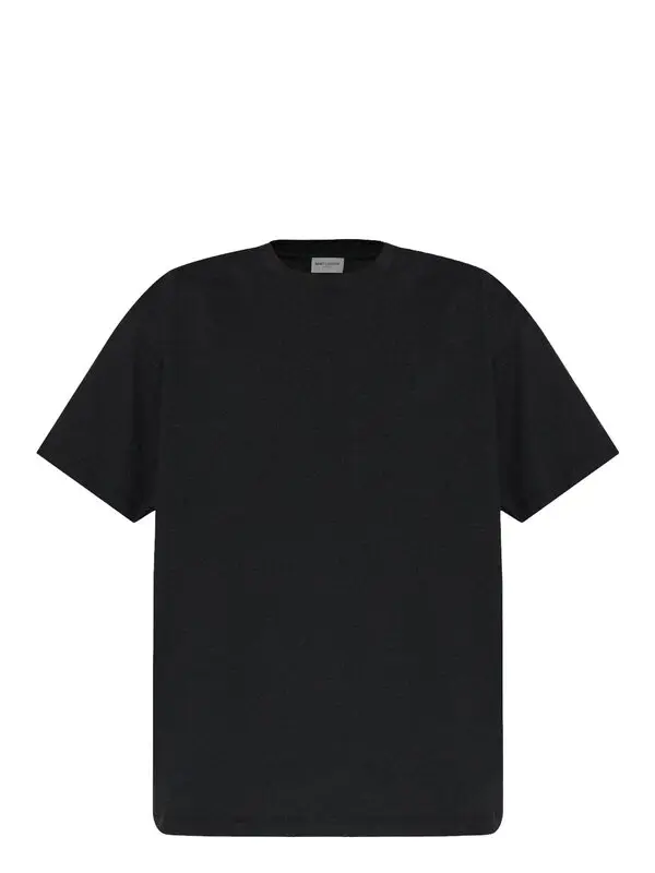 Saint Laurent Cotton T-shirt - Black