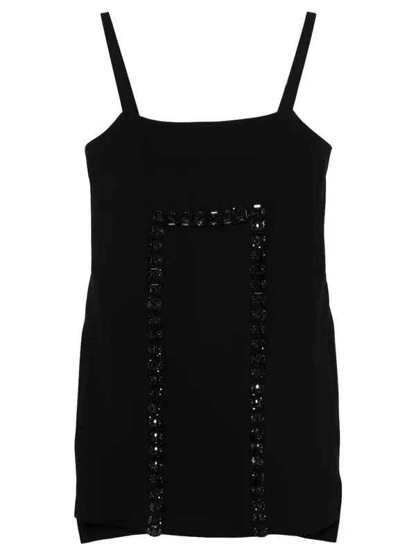 Max Mara Embellished Mini Dress - Black