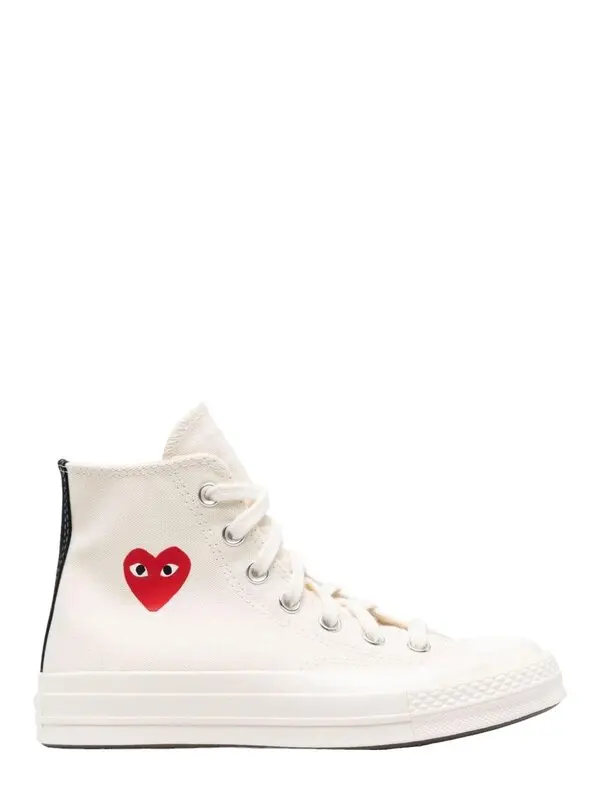 Play Comme Des Garcon Chuck 70 High Top Sneakers - Beige