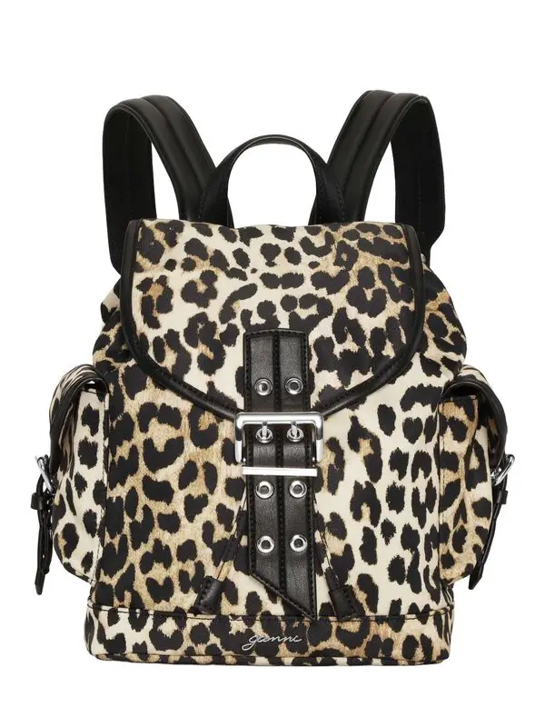 GANNI Bucky Nylon Small Backpack - Multi