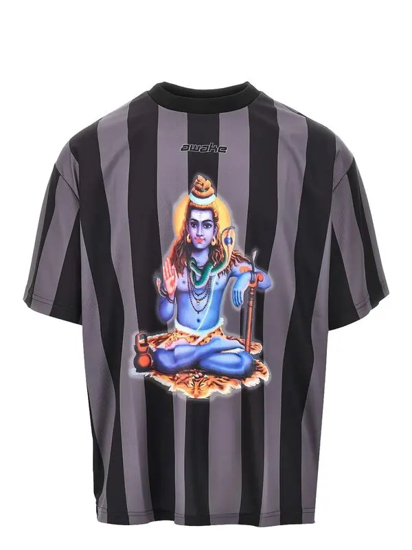 AWAKE NY Waffle Ls T-shirt - Black