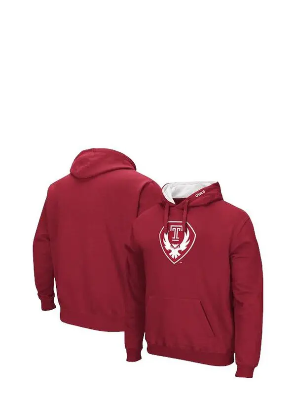 COLOSSEUM Temple Owls Arch & Logo 3.0 Hoodie - Cardinal