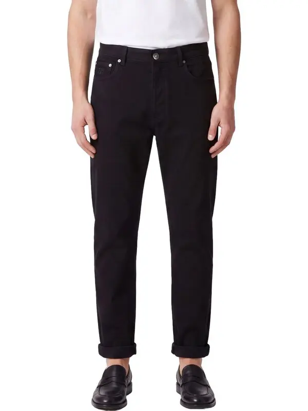 Brunello Cucinelli Straight Fit Five-pocket Jeans - Black