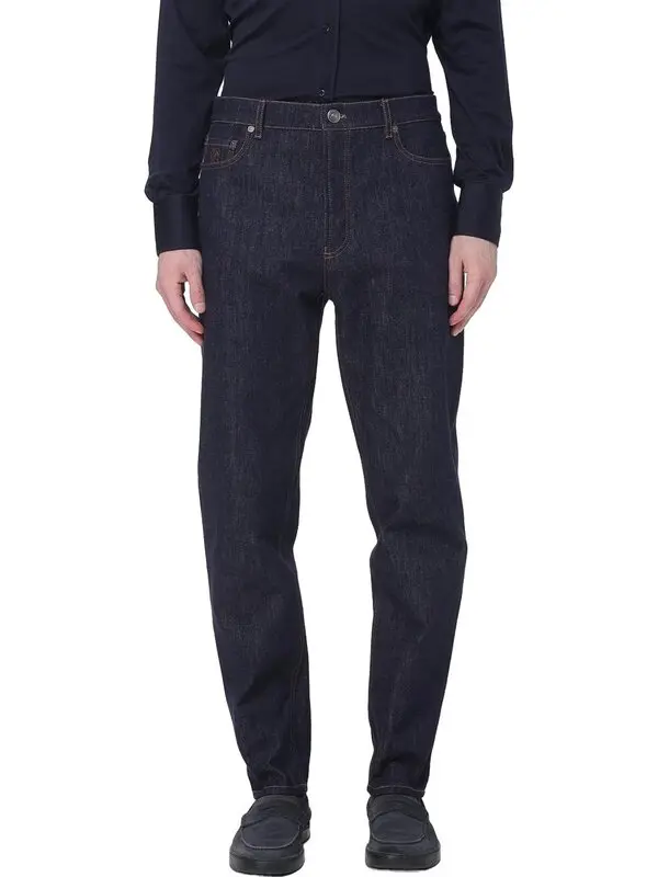 Brunello Cucinelli Slim Fit Five-pocket Jeans - Denim