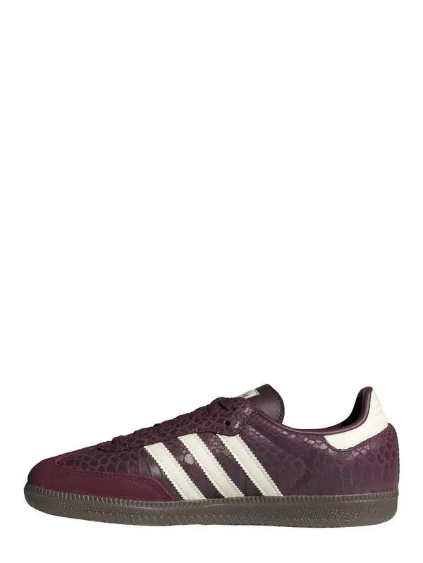 ADIDAS ORIGINALS Samba Og Sneakers With Python Print Detail - Brown