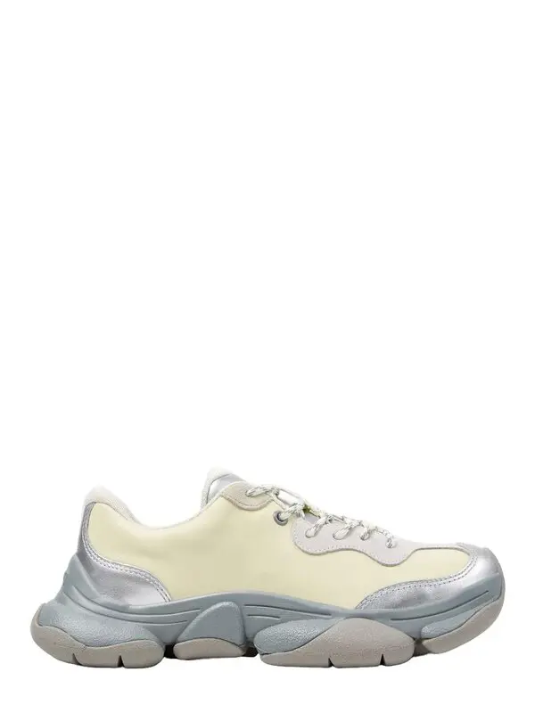 Camper Bicolour Calfskin Leather Trainers With Vibram Sole - Multicolor