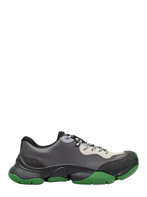 Camper Bicolour Calfskin Leather Trainers With Vibram Sole - Multicolor