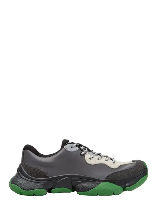 Camper Bicolour Calfskin Leather Trainers With Vibram Sole - Multicolor