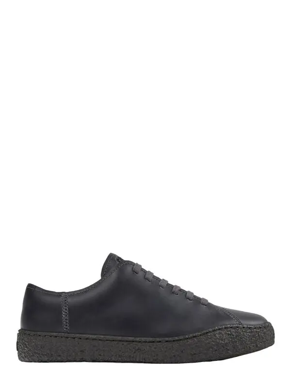 Camper Peu Terreno Leather Trainers With Embossed Logo - Grey