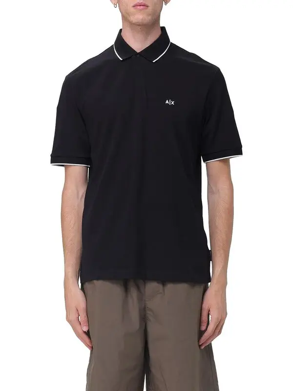 Armani Exchange Polo Shirt - Black