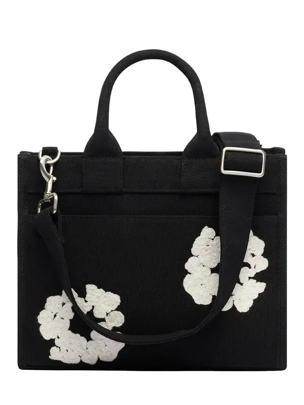 DENIM TEARS Cotton Wreath Tote Bag - Black