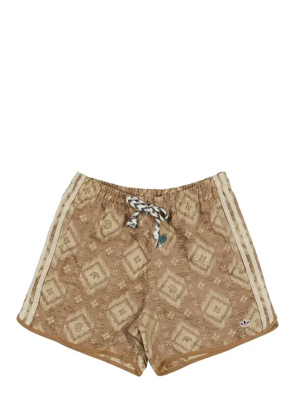 Adidas Aop X Clot Shorts Edc - Tan