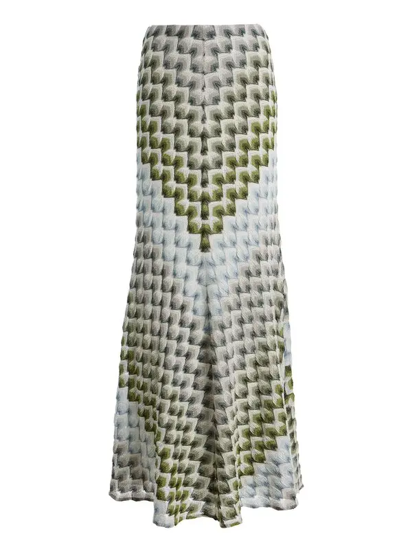 Missoni Printed Crepe De Chine Maxi Skirt - Multi