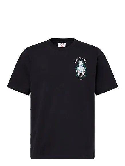 Casablanca Classic Hotel Cotton T-shirt - Black