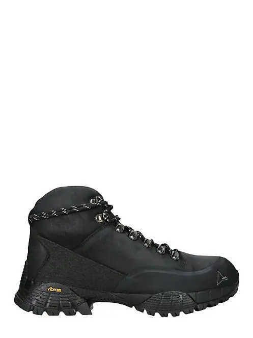 ROA X Our Legacy Leather Hiking Boots - Black