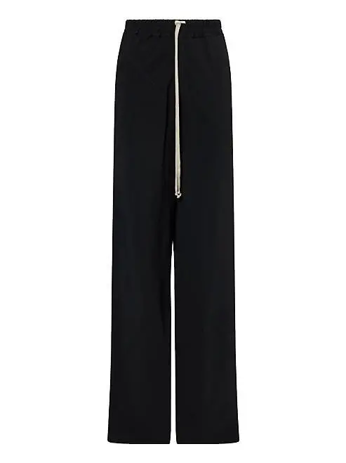 Rick Owens Wide-leg Drawstring Trousers - Black