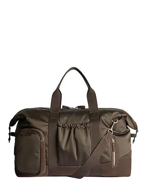 ANYA HINDMARCH Padded In-flight Maxi Travel Bag - Chocolate