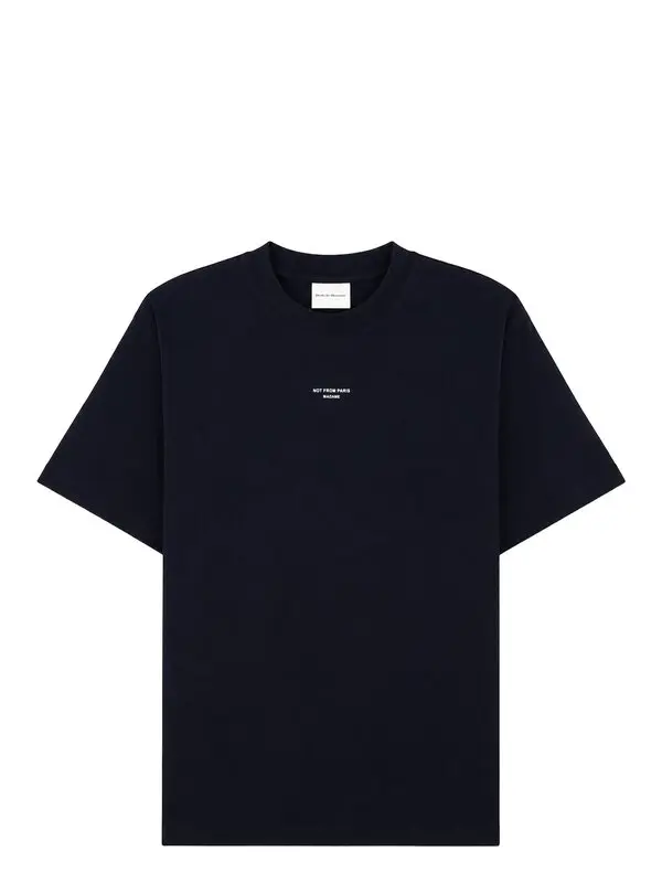 Drole De Monsieur T-shirt "slogan - Blue