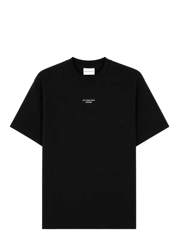 Drole De Monsieur T-shirt "slogan - Black
