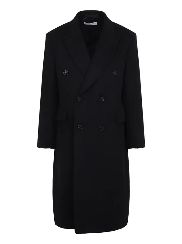 Our Legacy Double-breasted Peacoat Jacket - Black