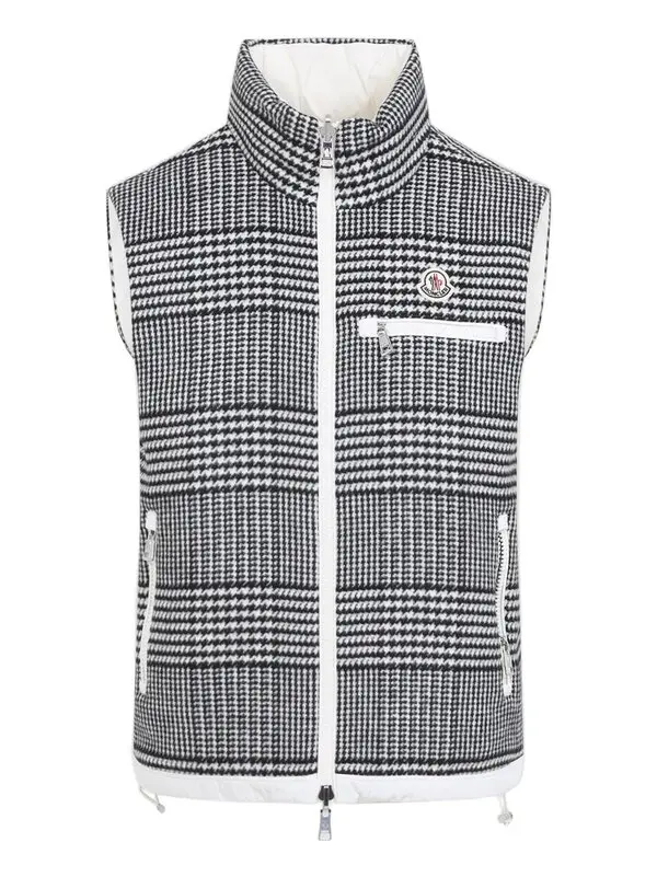 Moncler Gienah Wool Puffer Vest - Black