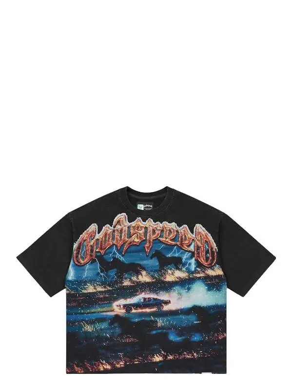 GODSPEED Horsepower Tee Shirt - Black